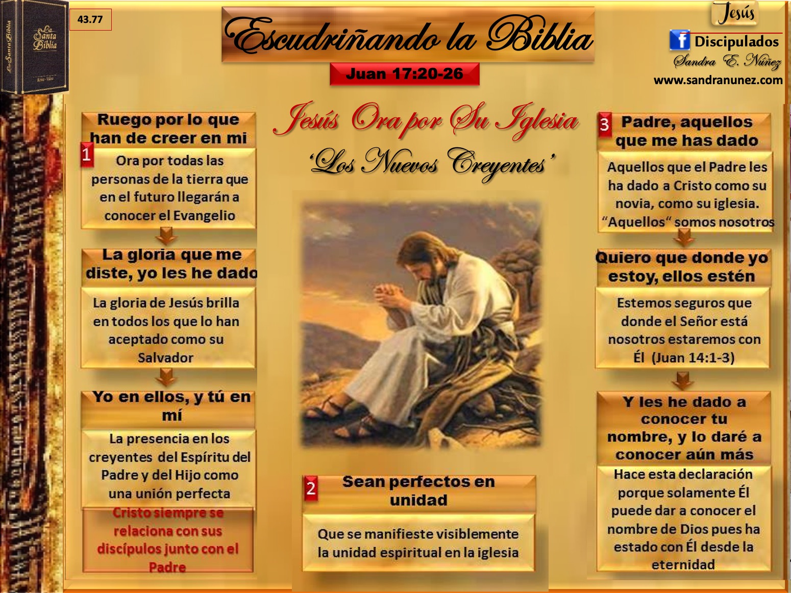 43.77 Jesús Ora por Su Iglesia – Sandra Elizabeth Núñez